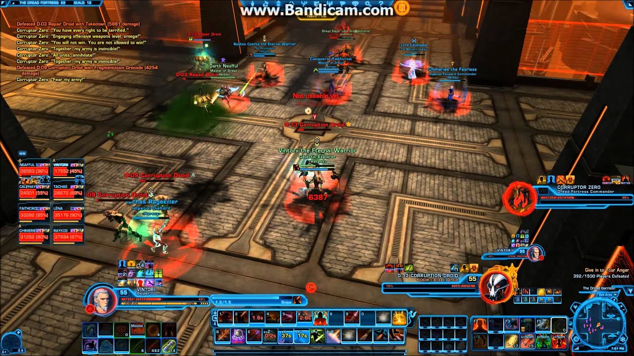 Swtor: Corruptor Zero Nightmare - YouTube