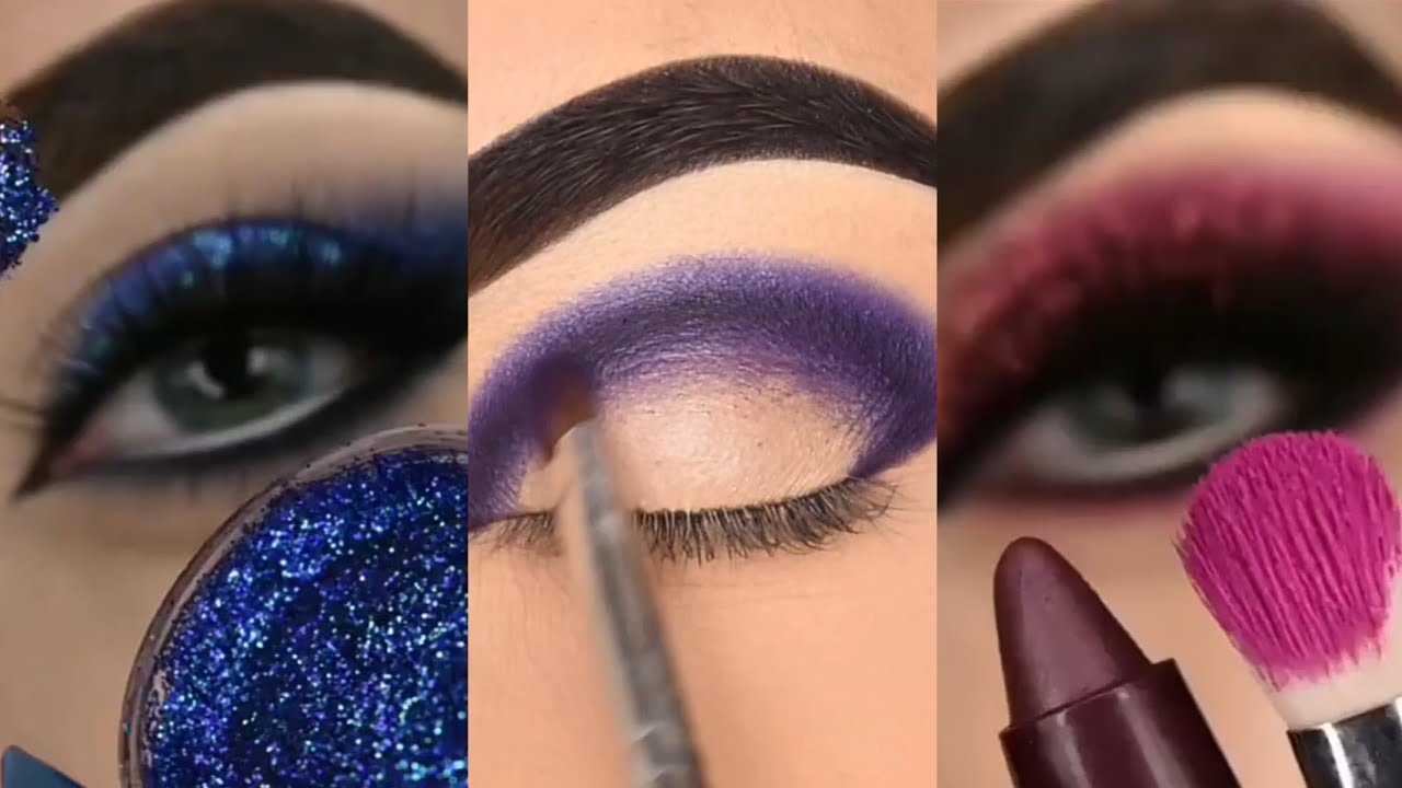 eye makeup tutorial | bold sparkling eye makeup 2024 | #03 - YouTube