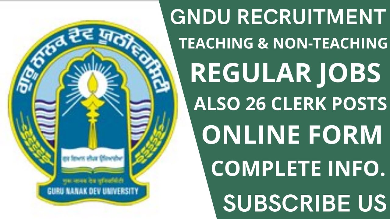 Guru Nanak Dev University Logo Guru Nanak University
