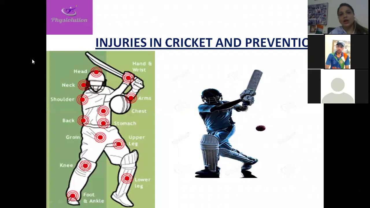 Webinar. Lecture on Injuries in Cricket and Prevention by Physio Dr ...