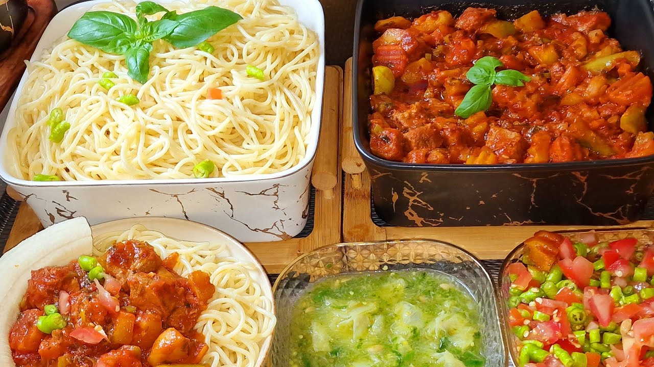 qado bariis iyo suugo hilib aad u macaan - YouTube