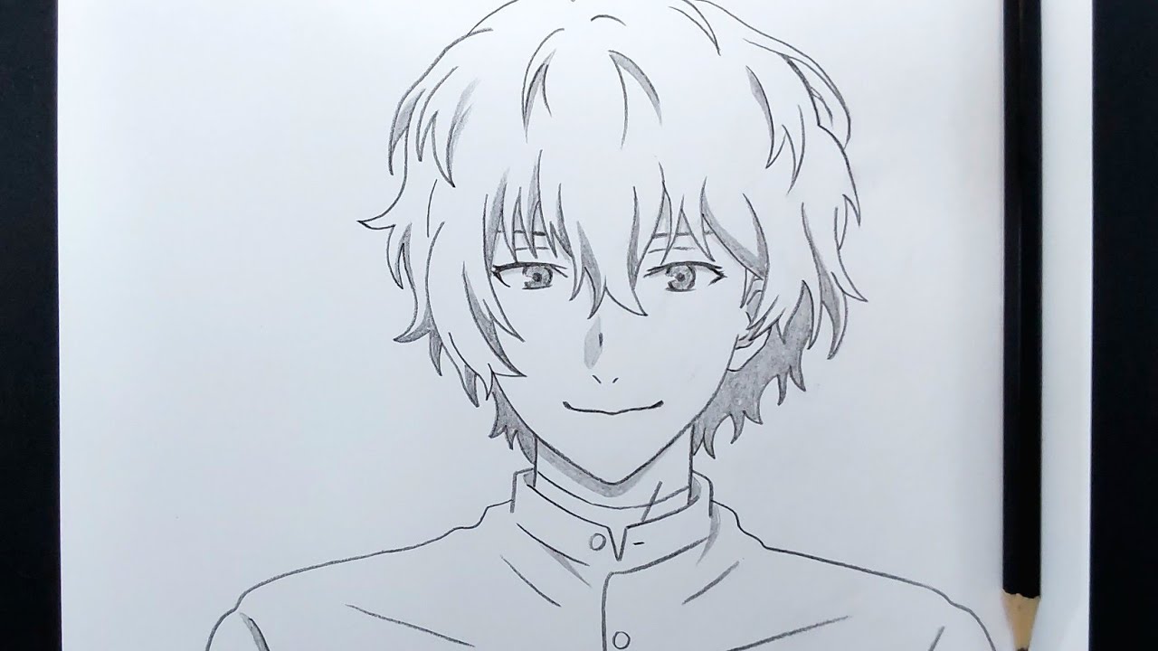 How To Draw Dazai Osamu Step By Step || Easy Anime Sketch - YouTube
