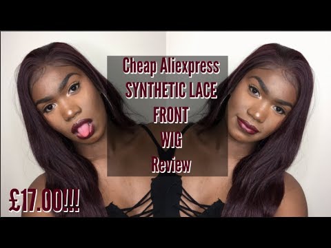 ALIEXPRESS SYNTHETIC LACE FRONT WIG REVIEW | SUPER AFFORDABLE | ONLY £17/ $24