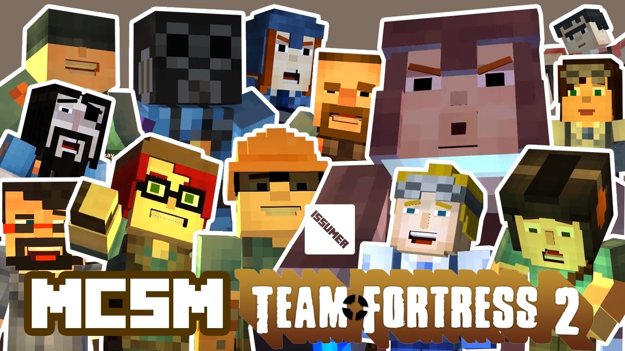 Play as TF2 BLU PYRO! FULL Minecraft Story Mode Team Fortress 2 Theme ...