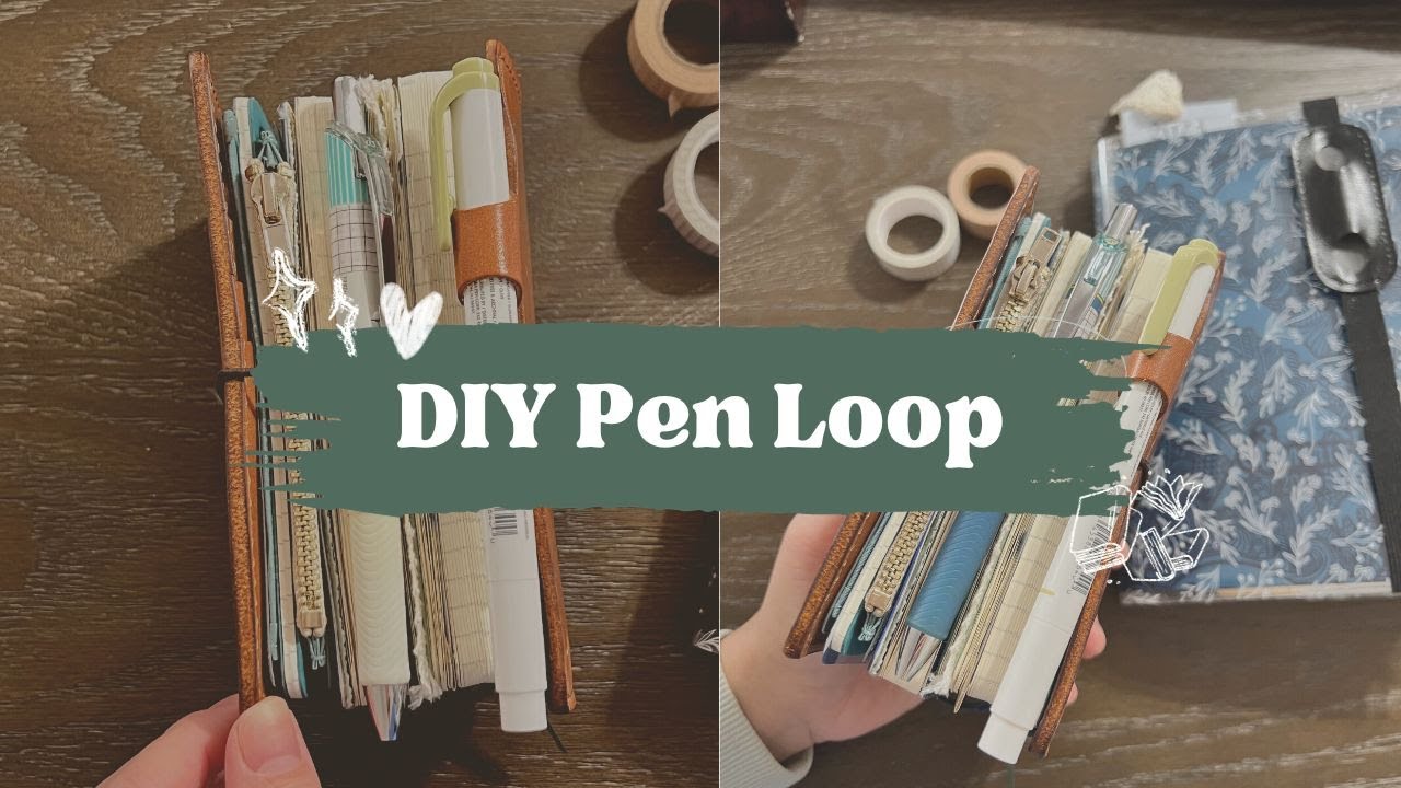 DIY Pen Loop | Pocket Plus TN | Chic Sparrow - YouTube