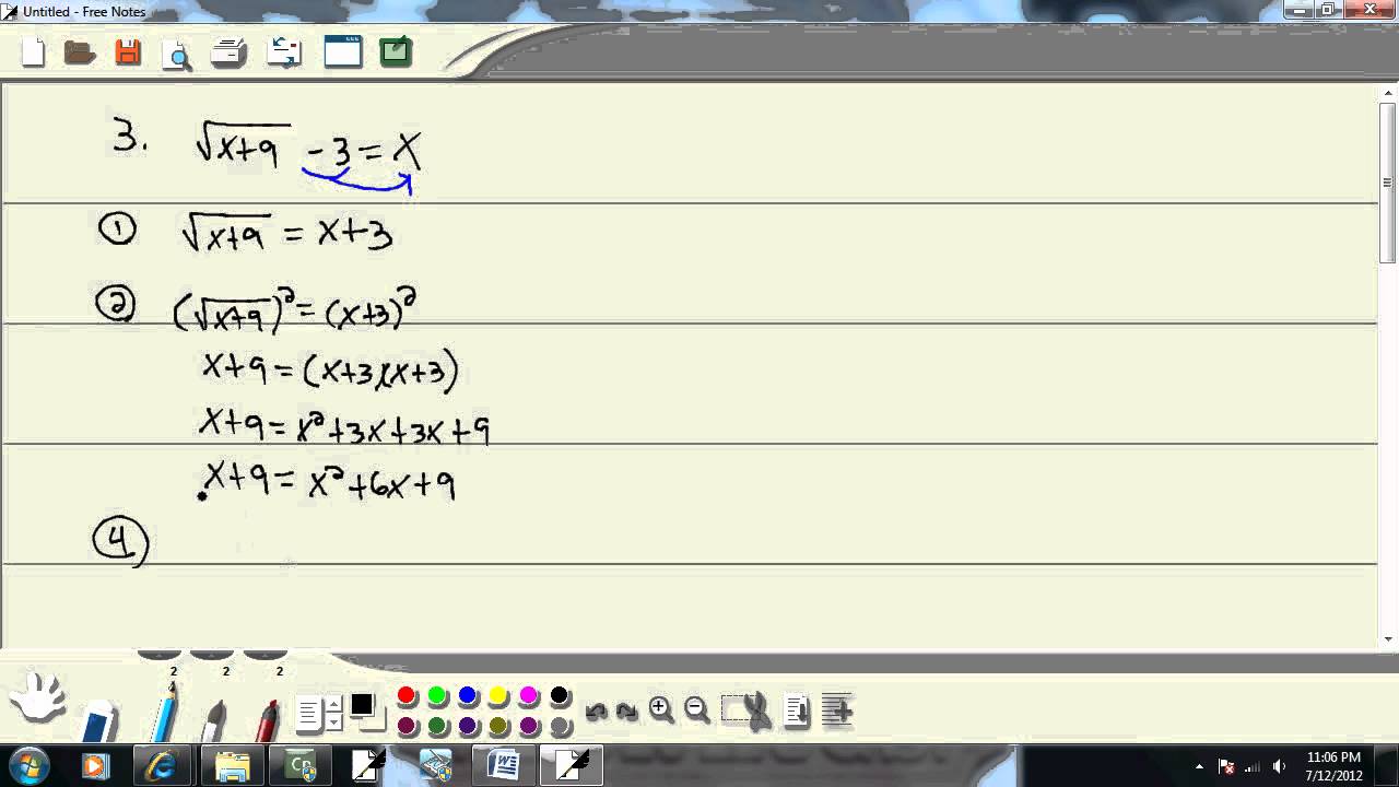 College Algebra - Sample Final Exam - Problem 03 - YouTube