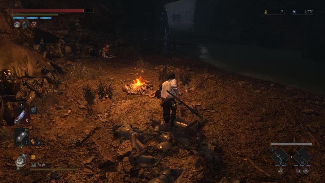 Lies of P - Barren Swamp Entrance to Barren Swamp stargazer - YouTube