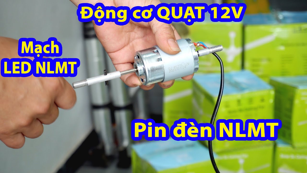 Mạch LED NLMT Động cơ quạt 12V Pin 18650 32700 Quạt trần 12V Zalo ...