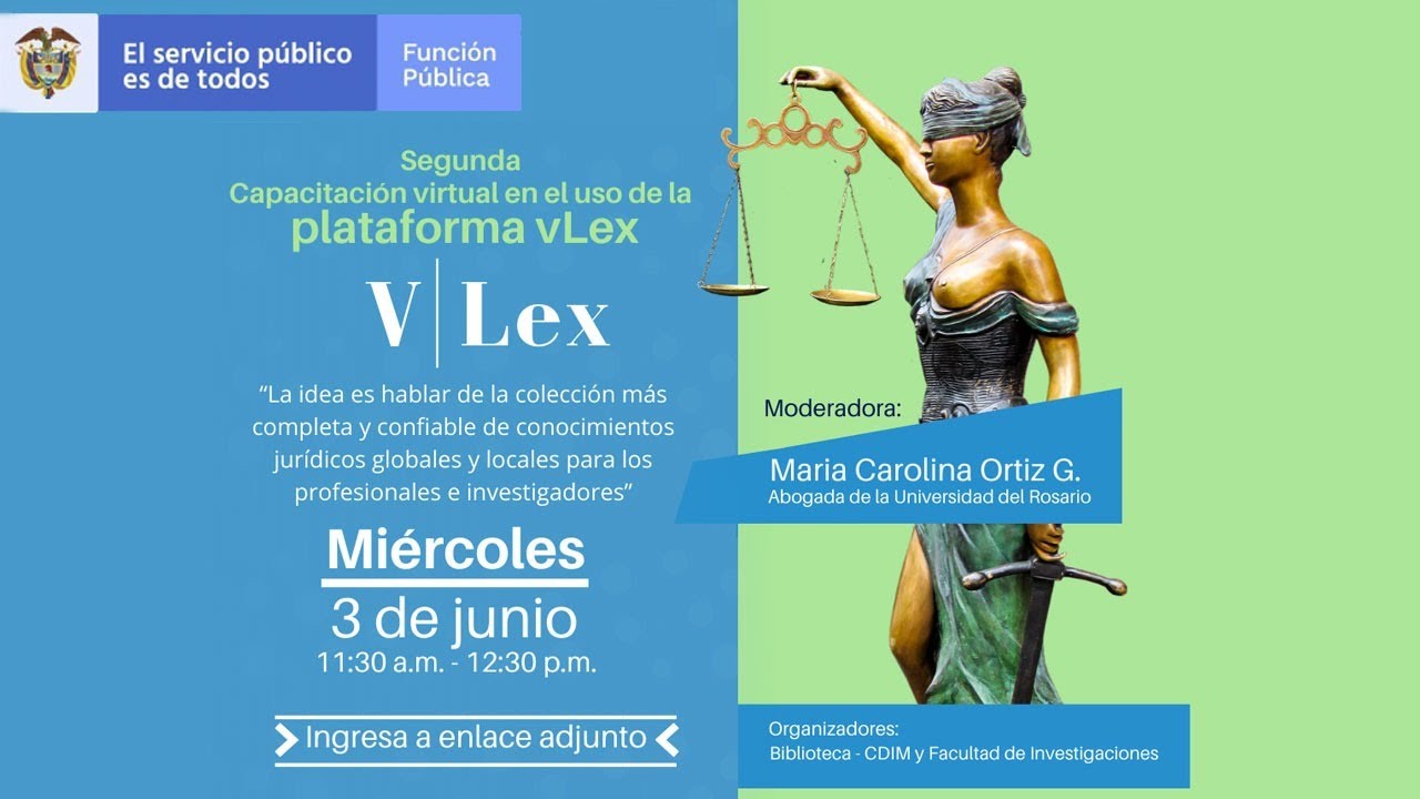 2da Capacitación virtual en el uso de la plataforma vLex - YouTube