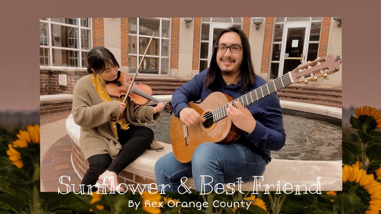 Sunflower & Best Friend by Rex Orange County 💕 | song cover. - YouTube