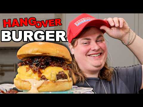 THE ULTIMATE HANGOVER BURGER!