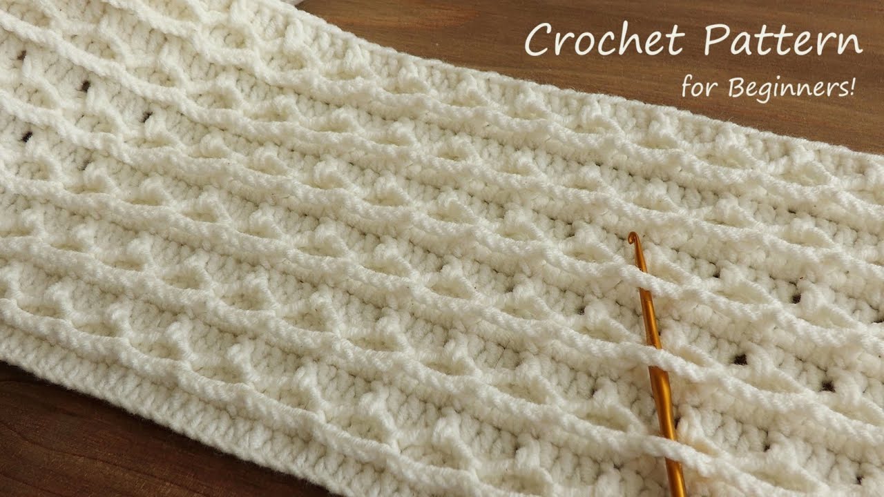 SUPER EASY & FAST Crochet Pattern for Beginners!🧶 Crochet Stitch for ...