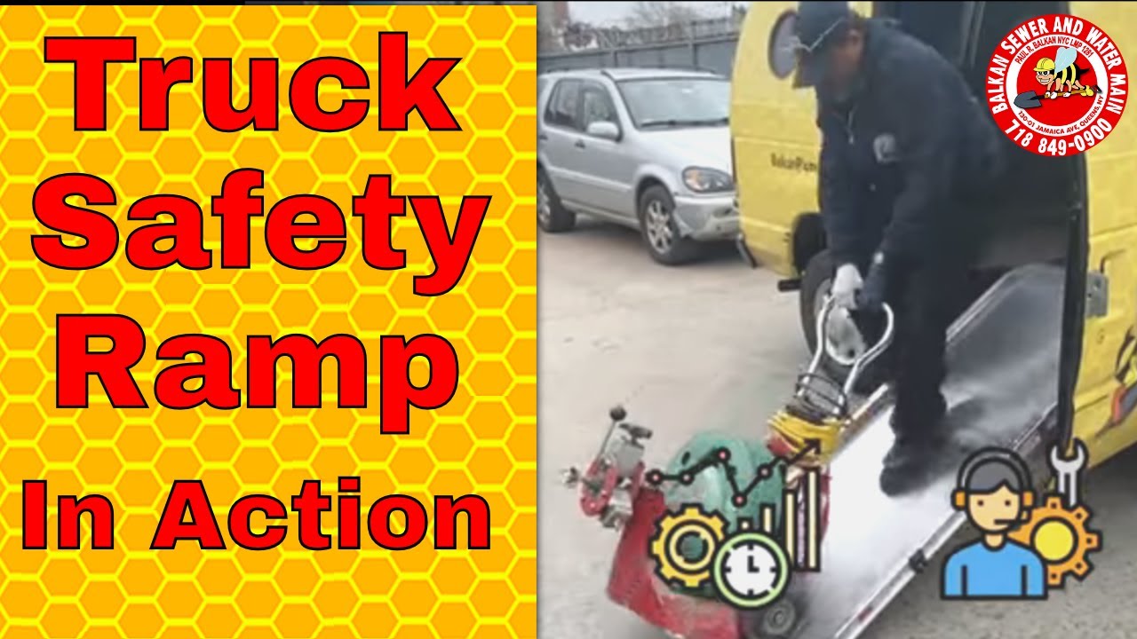 A Truck Safety Ramp Prevents Injuries & Improves Efficiency - YouTube