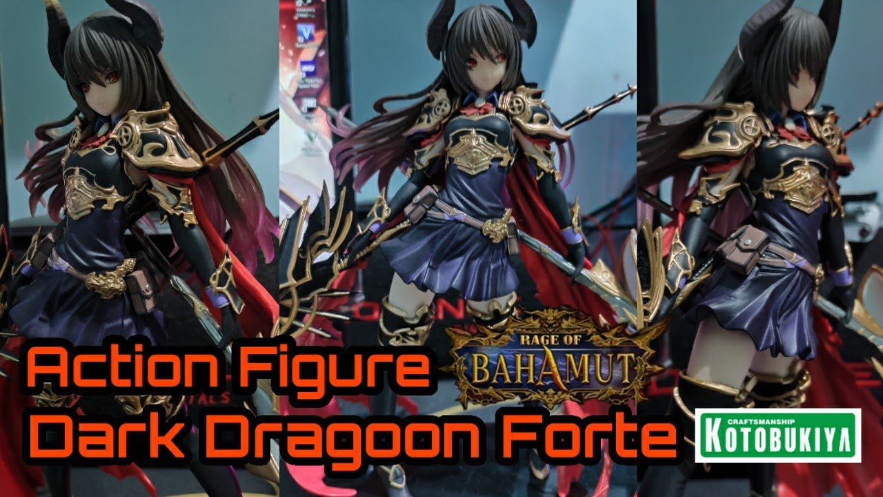Action Figure Rage Of Bahamut Dark Dragoon Forte 1/8 Pvc Figure ...