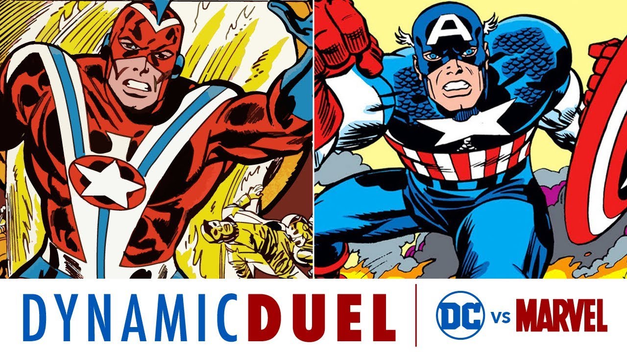 Commander Steel vs. Captain America - DC vs. Marvel - YouTube