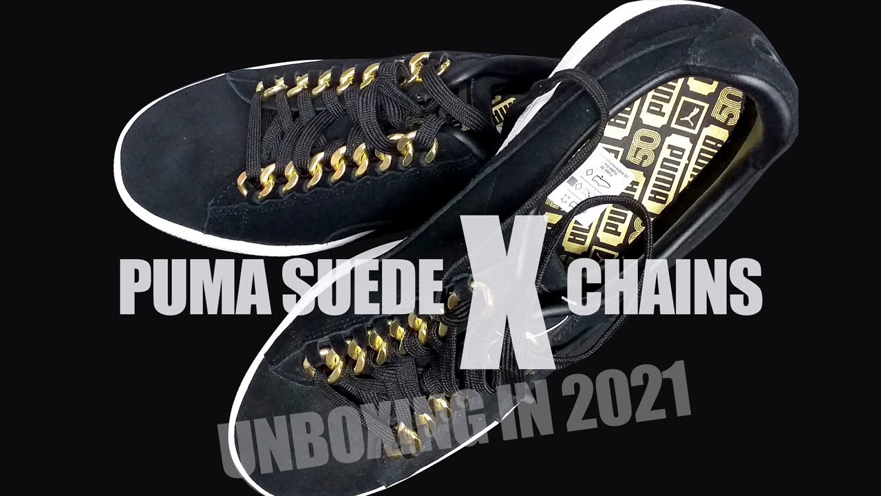 PUMA SUEDE X CHAINS UNBOXING IN 2021 - YouTube