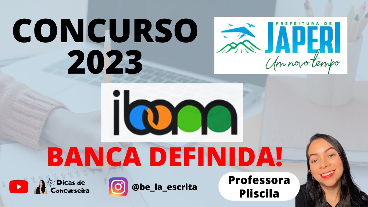 Concurso JAPERI 2023 - Banca definida: IBAM - Questão comentada - YouTube