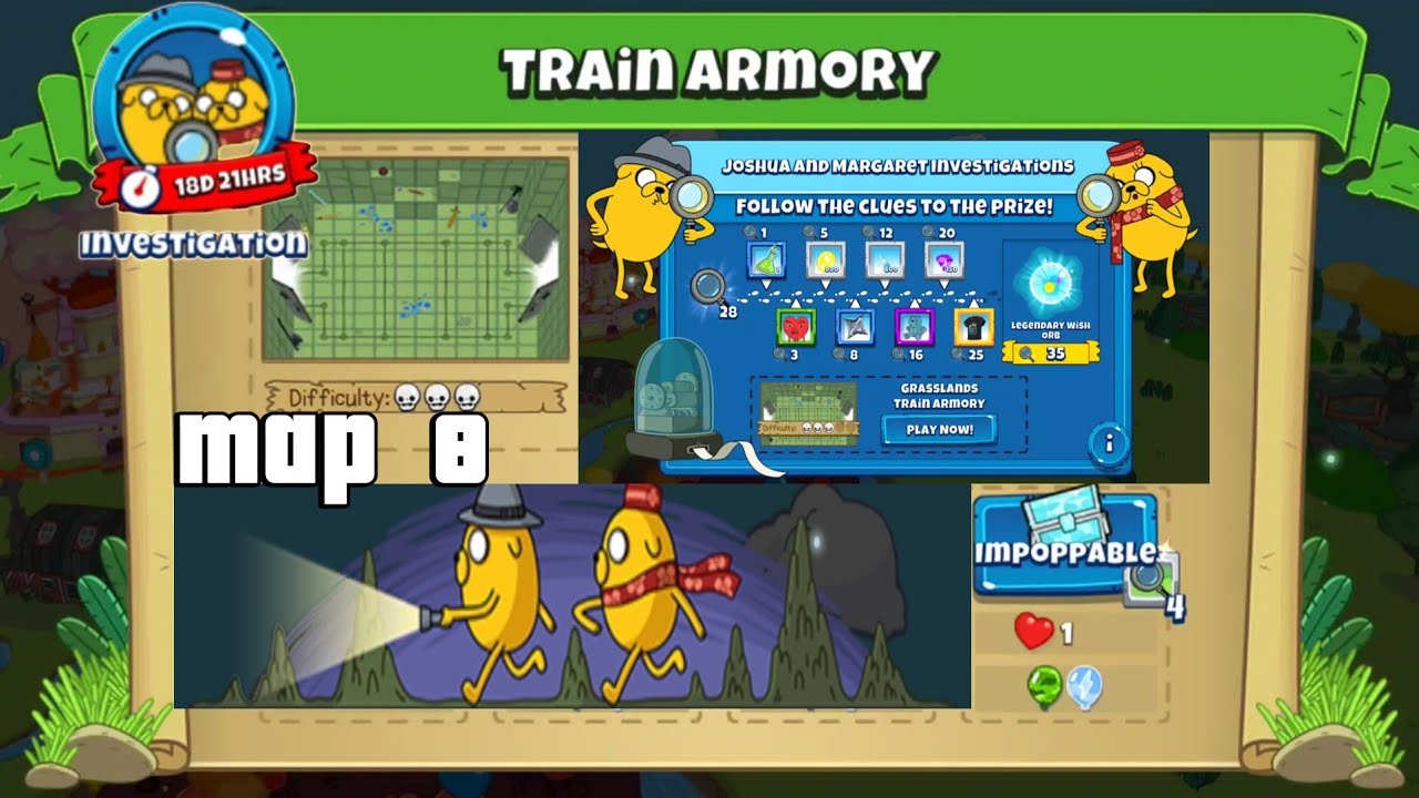 Bloons Adventure Time TD Event Map 8 Train Armory IMPOPPABLE 5-19-2024 ...