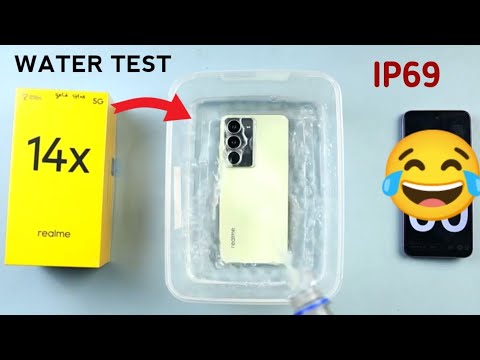 realme 14x water test || realme 14x waterproof test|| realme 14x ...
