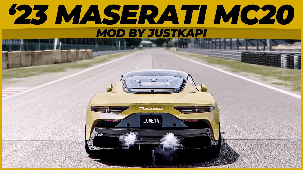 Maserati Mc20 2023 Assetto Corsa Youtube