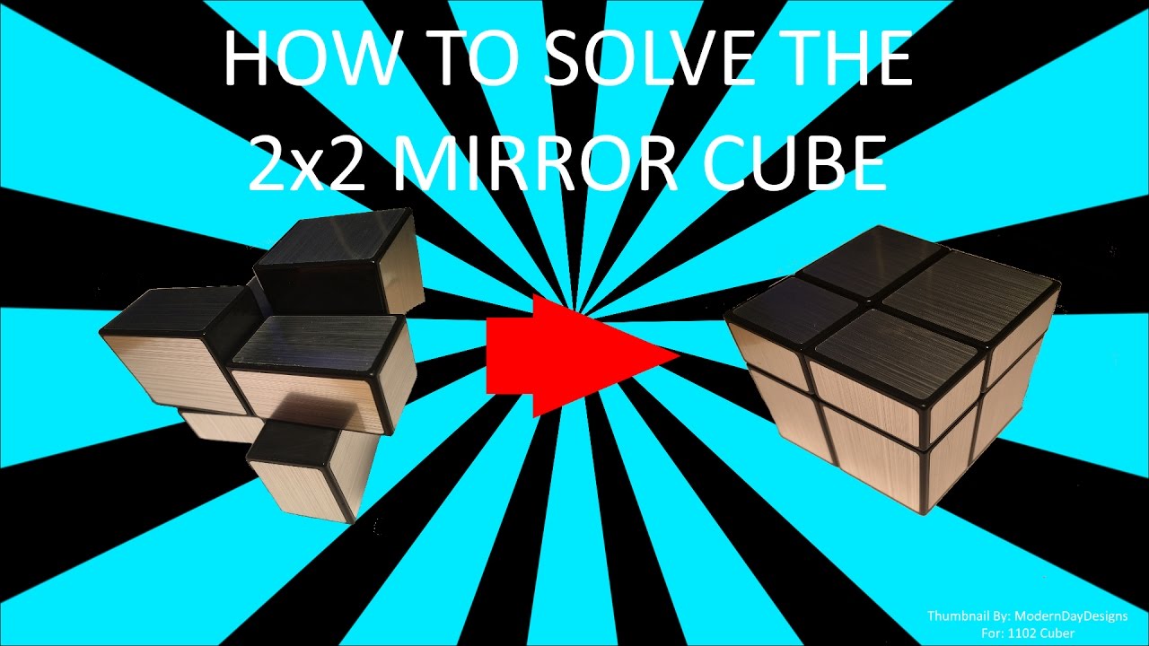 How To Solve A 2x2 Mirror Cube V2 Easy YouTube