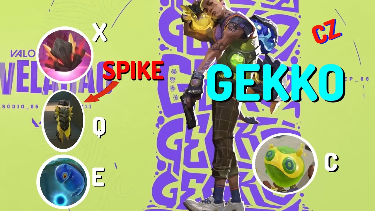 VALORANT GEKKO - ABILITY (CZ) - YouTube