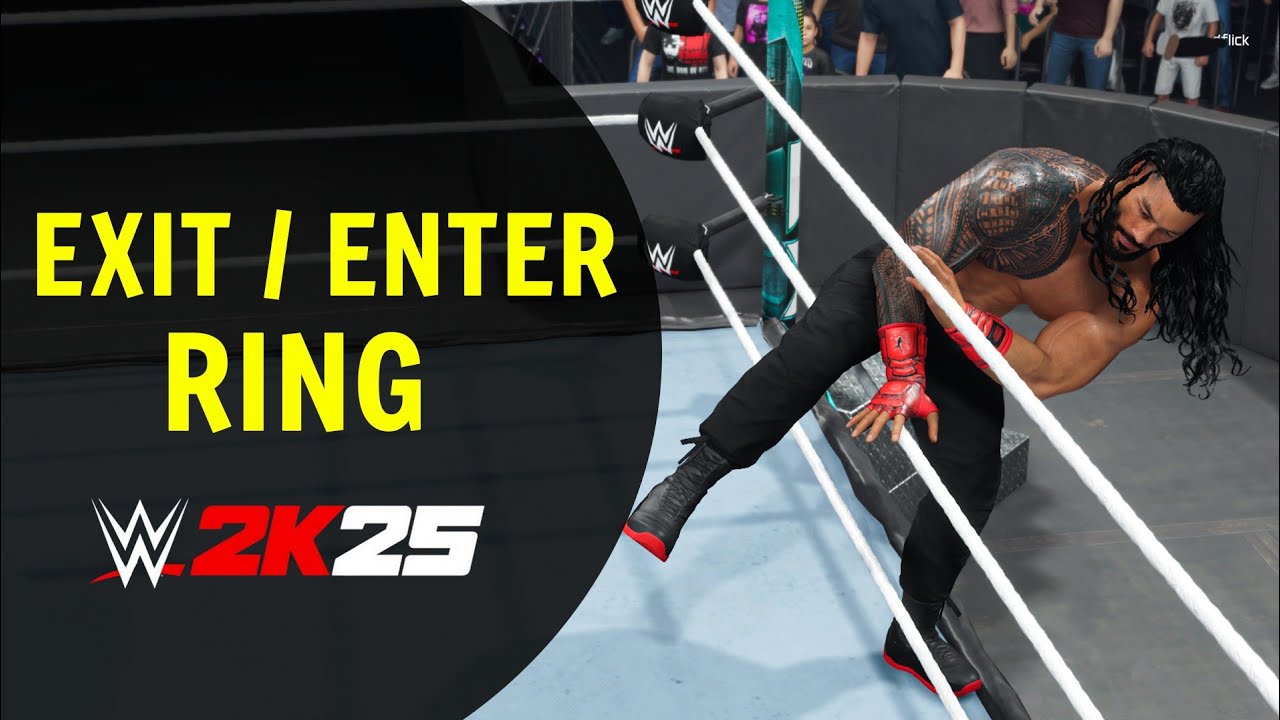 How to Exit/Enter the Ring in WWE 2K25 (Xbox, PlayStation, PC) - YouTube