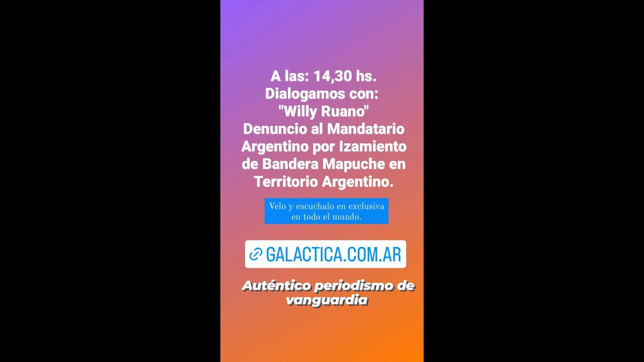 WILLY RUANO DENUNCIA JUDICIALMENTE AL PRESIDENTE DE LA NACION ARGENTINA ...