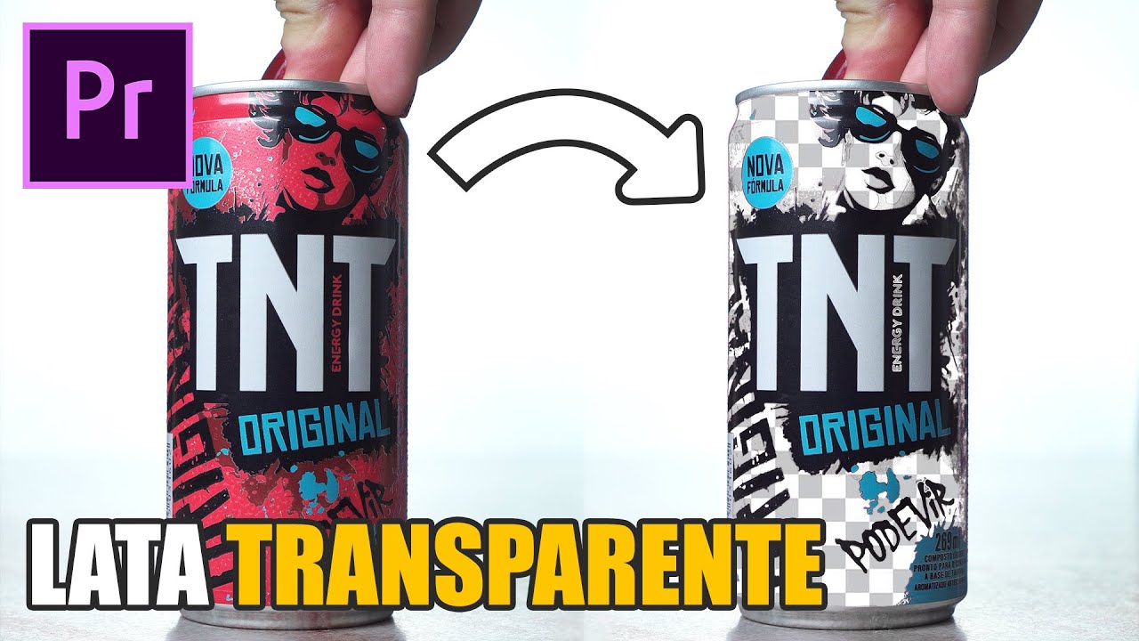 Como Deixar Uma Lata Transparente - Tutorial Adobe Premiere [LEIA A ...