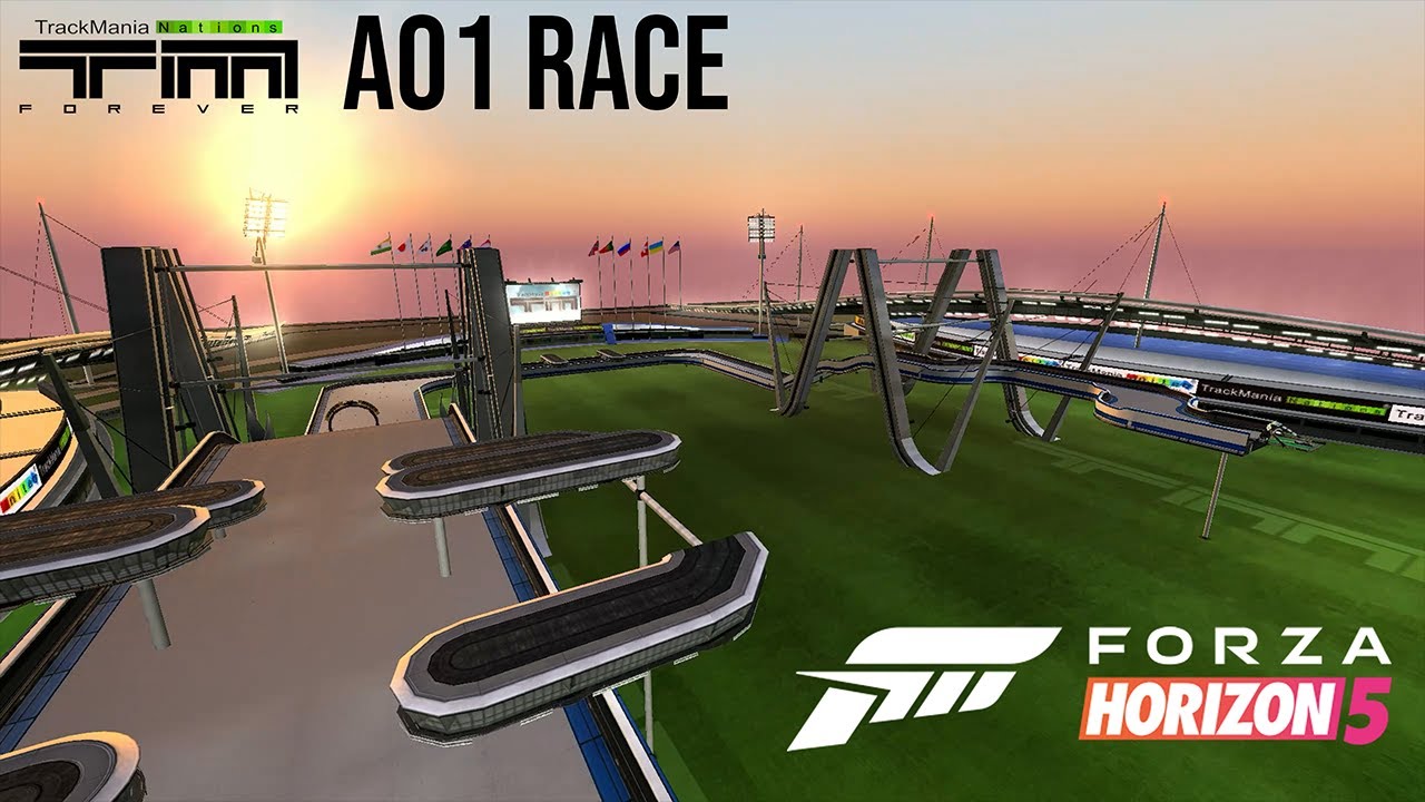 FH5 Track Showcase: Trackmania Nation Forever A01 Race - YouTube