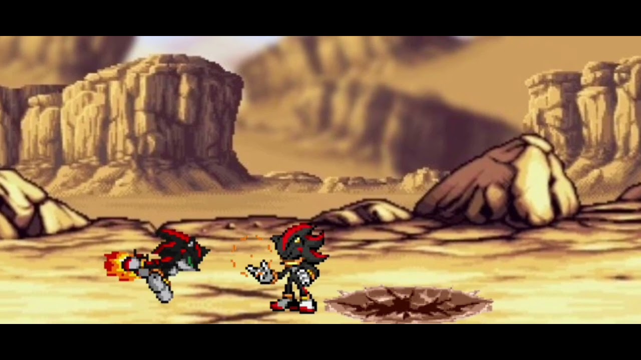 Shadow vs metal shadow | sprite battle - YouTube