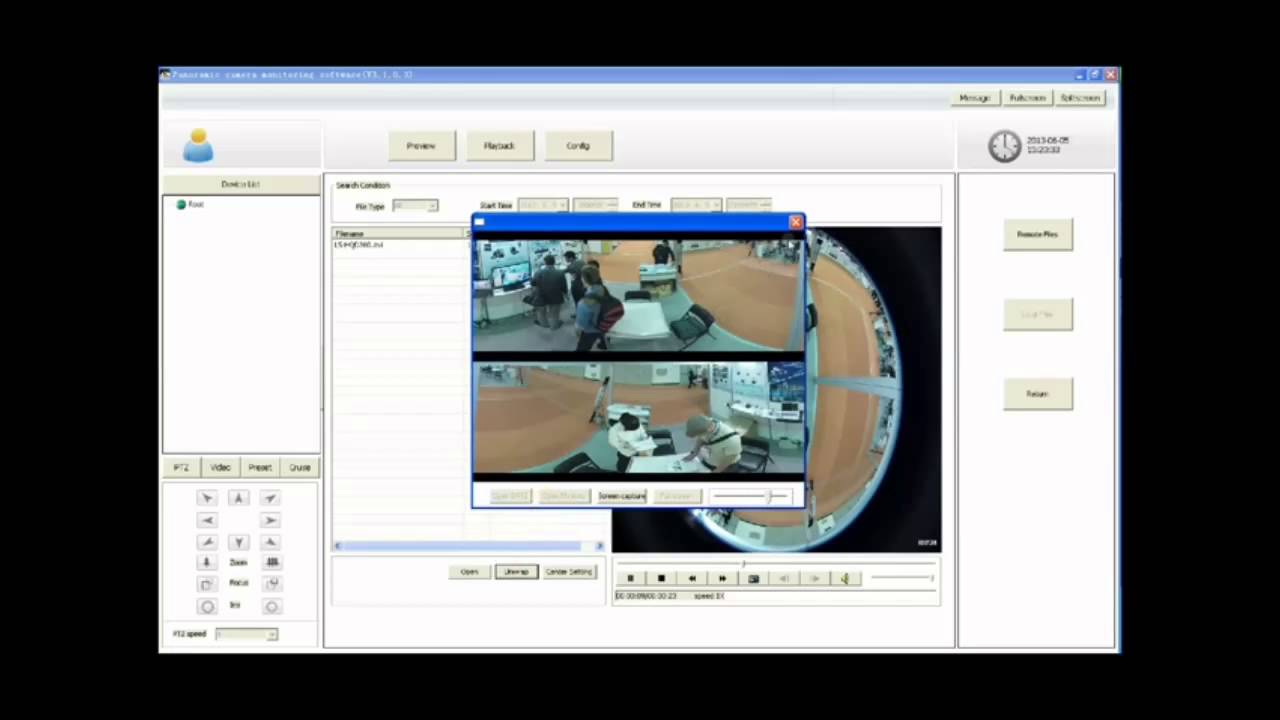 Fisheye Full HD SDI 360° Camera in actie - YouTube