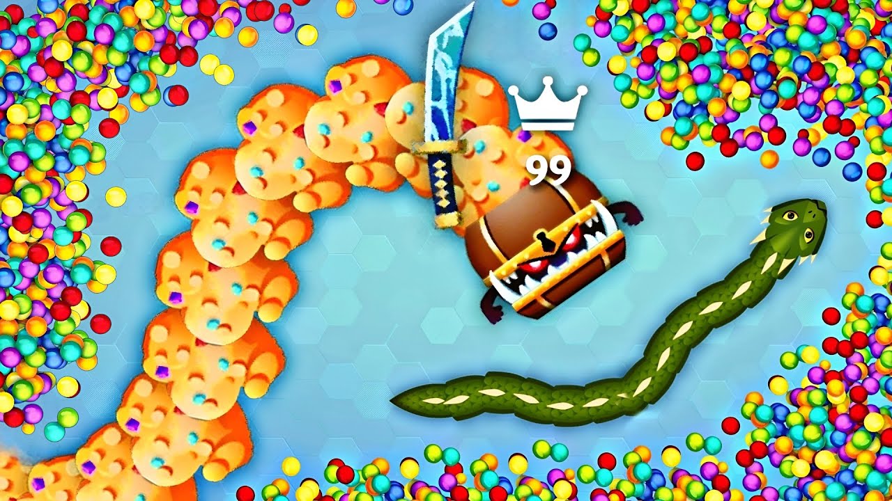 Snake.io Game Mimic New Snake Skin reveal & The Best Score Gameplay ...