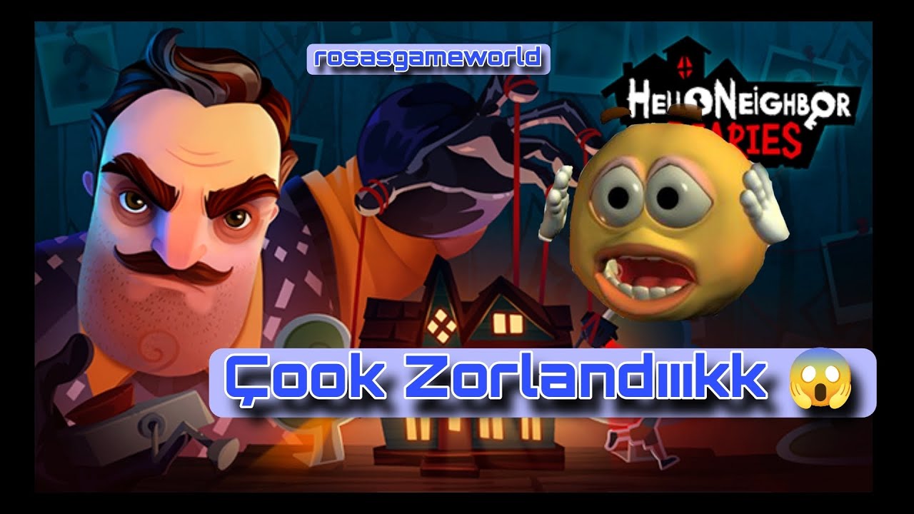 HELLO NEİGHBOR Nick' nin ZOR anları 😯 - #helloneighbor - YouTube