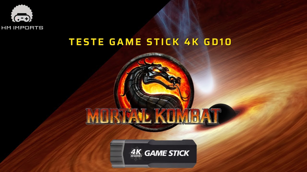 Mortal Kombat no Game Stick 4K GD10? Será que roda bem? - YouTube