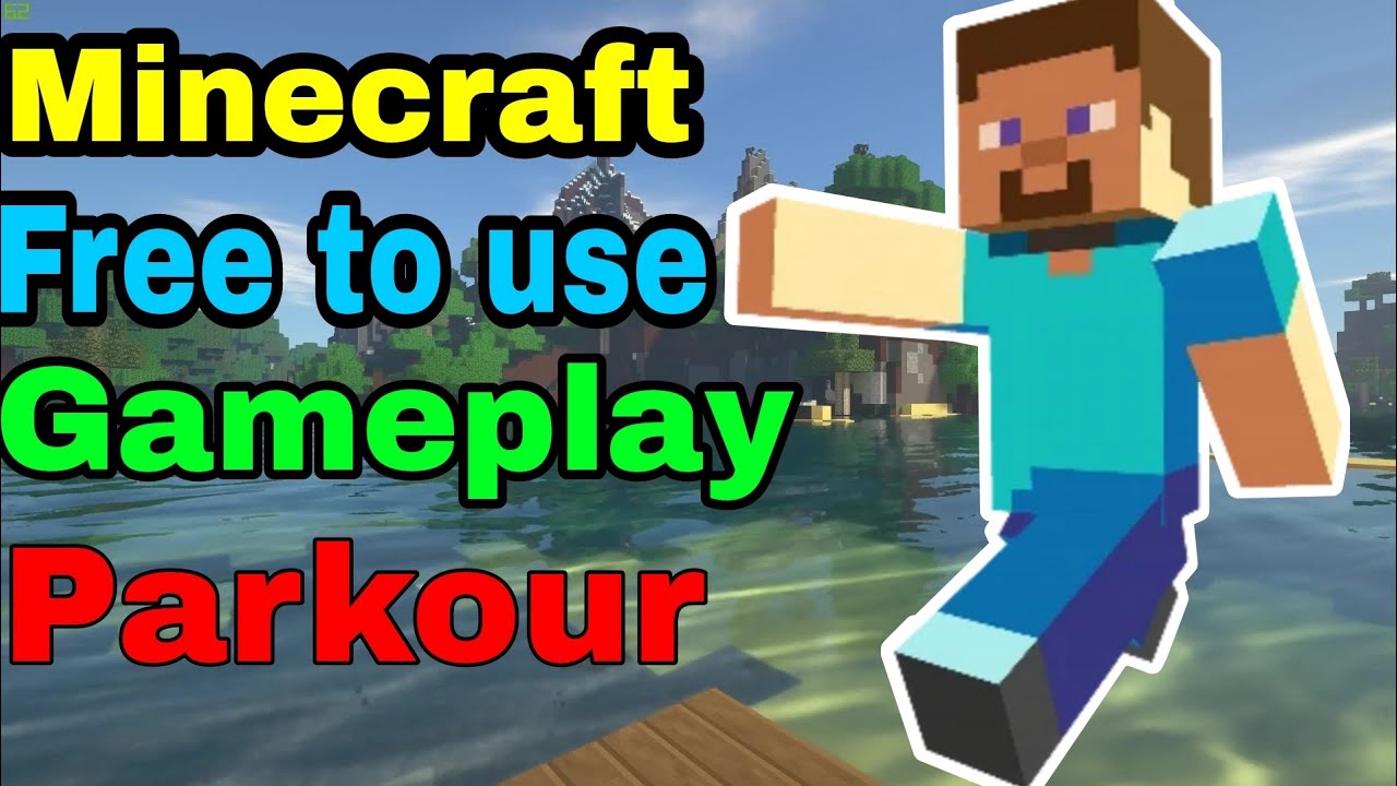 Minecraft free to use gameplay no copyright | MCPE | PARKOUR - YouTube