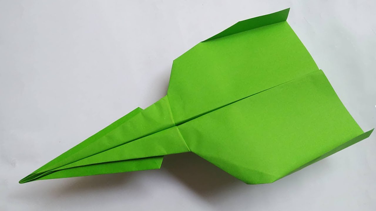 Insanely Incredible World Best Paper Airplane that Flies too far - YouTube