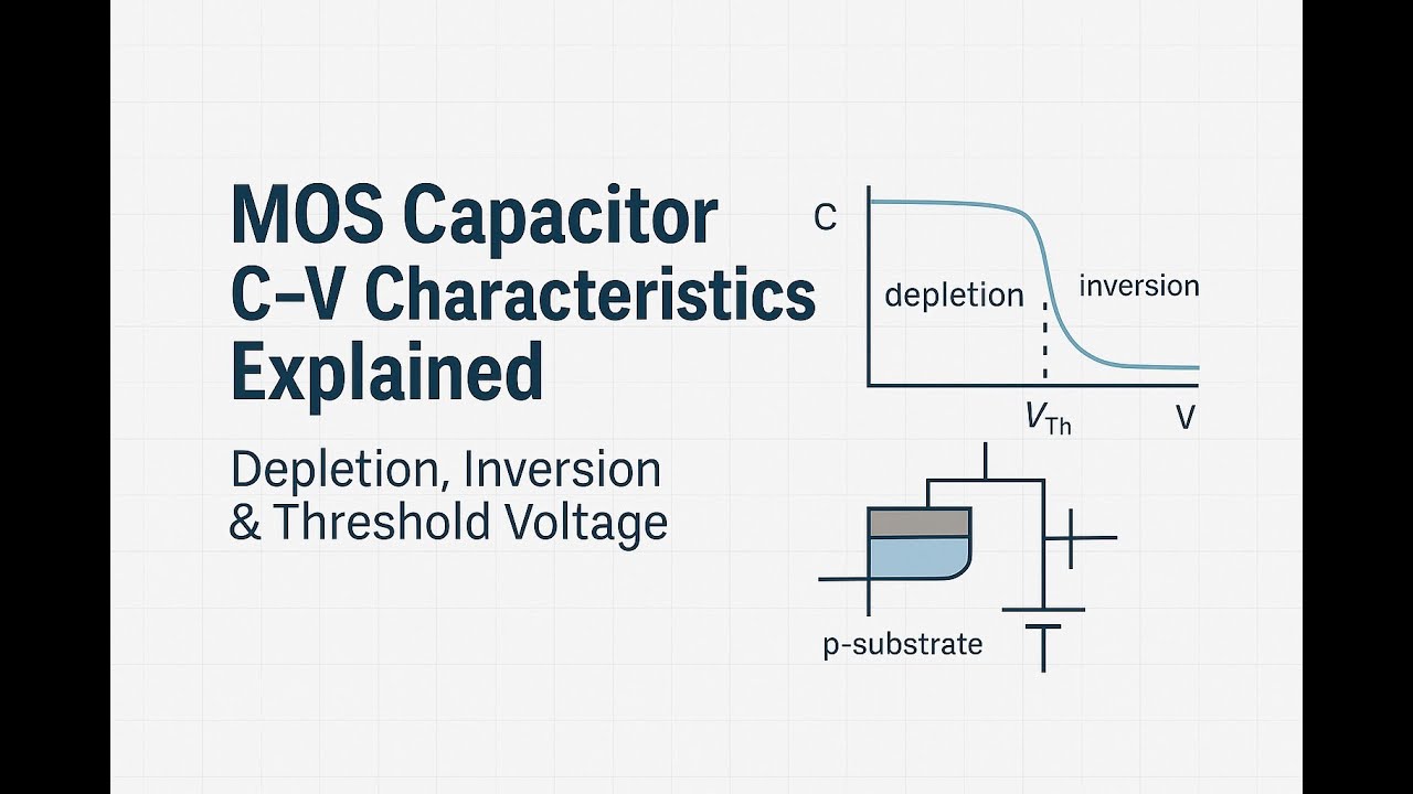 MOS Capacitor C–V Characteristics Explained: Depletion, Inversion ...