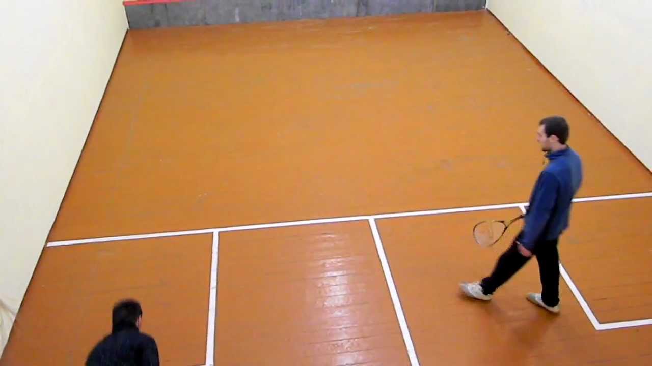 Skvoša spēles zāles atklāšana paraugspēle - YouTube