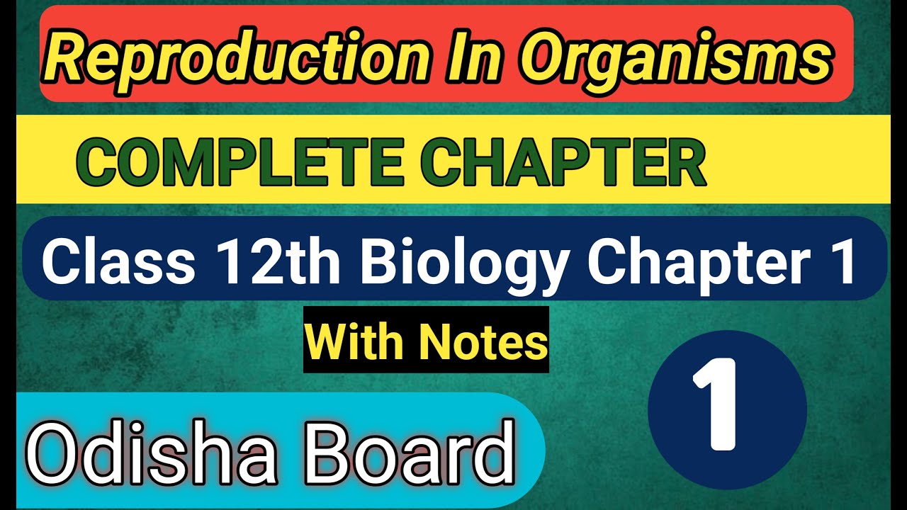 Reproduction In Organisms Class 12th:+2 2nd Year Chse Odisha: How do ...