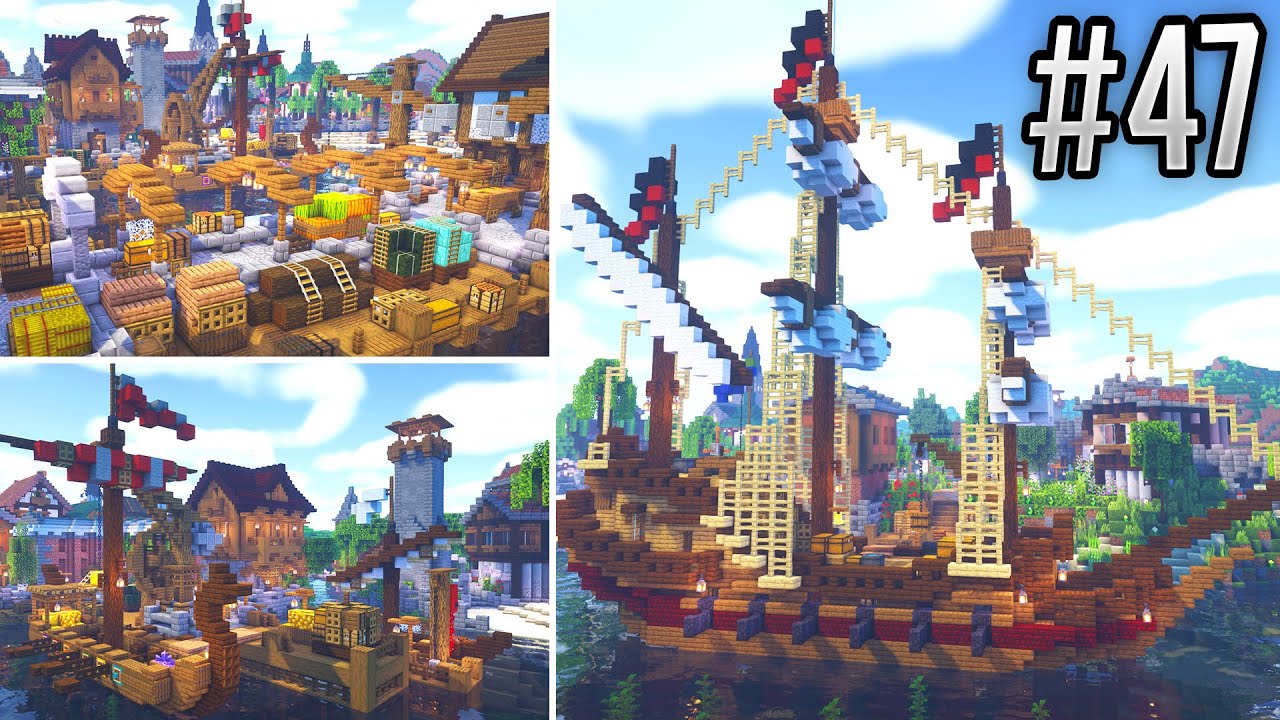 ⚓ HAFEN BAUEN! Minecraft 1.18 Survival Let's Play #47 ErikOnHisPeriod ...