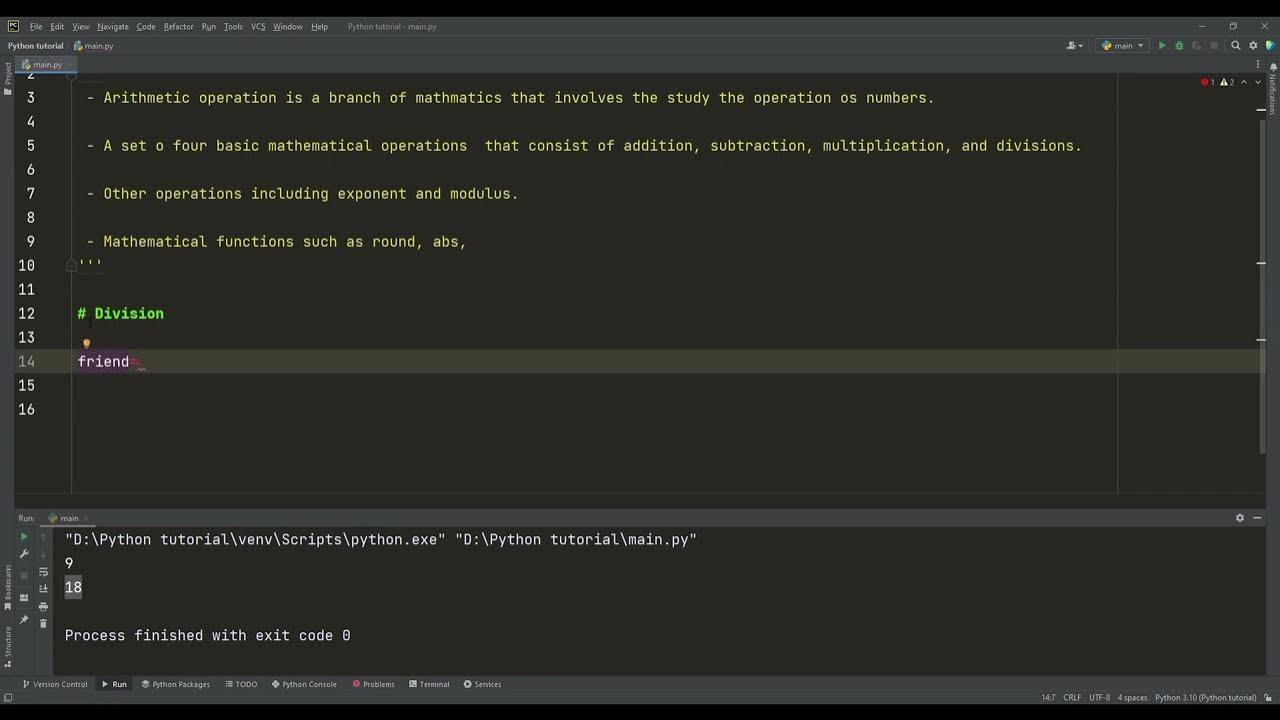 9 Arithmetic Operations And Mathmetical Functions Youtube