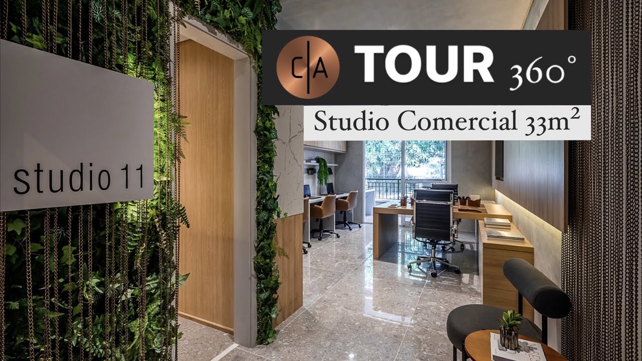 TOUR 360° | Studio Comercial 33m² - YouTube