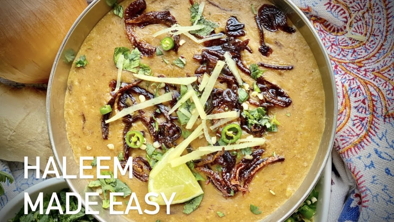Best homemade Haleem made in Instant Pot in 1 hour! Simple and Easy ...