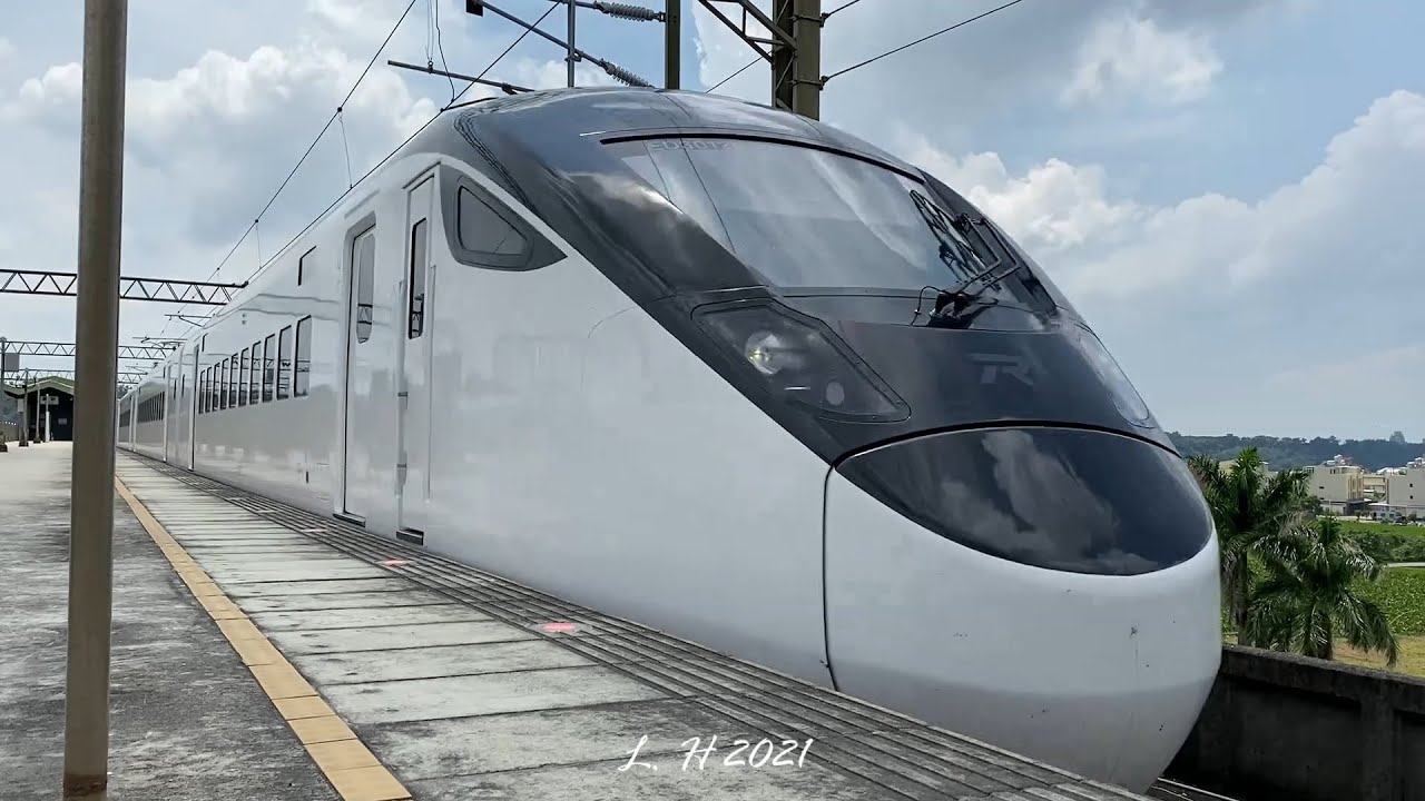 台鐵TRA | EMU3000 | 泰安站高速試運轉 暴走7連發 - YouTube