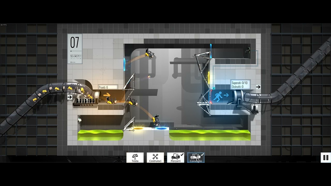 Bridge Constructor Portal - Portal Proficiency - Level 7 - YouTube