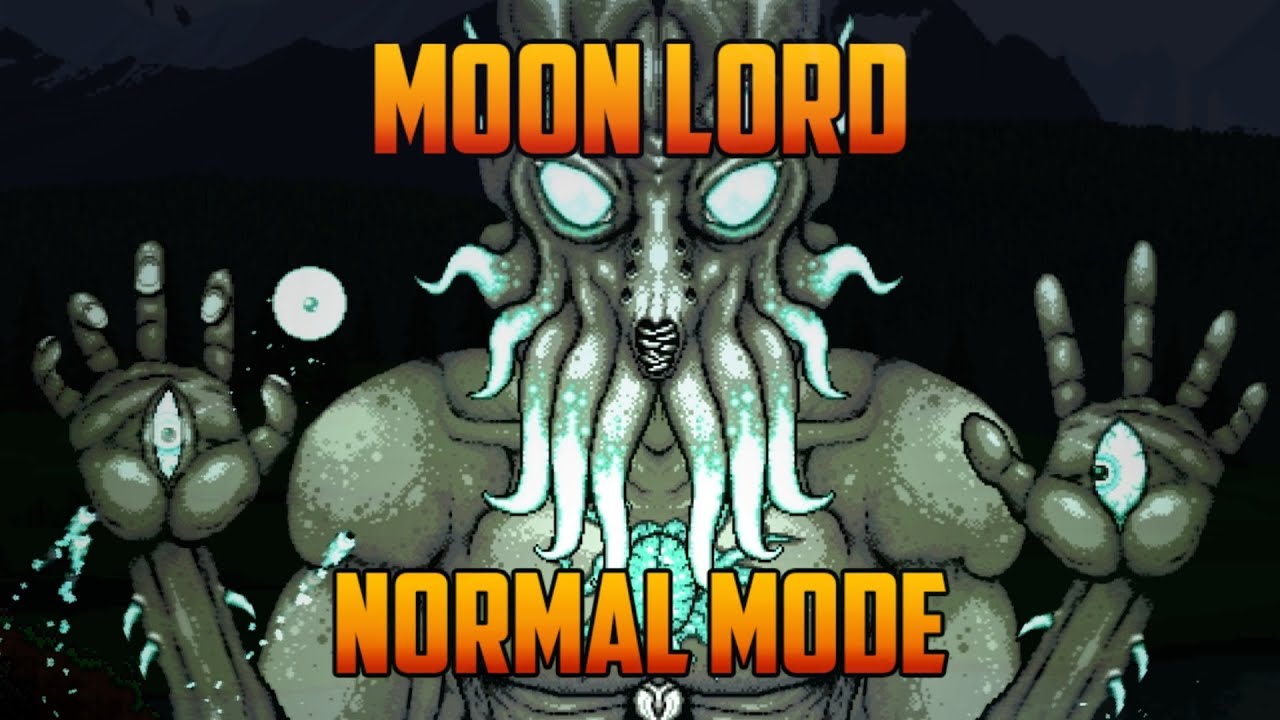 Terraria - Easy Moon Lord farm (1.3 boss) - YouTube