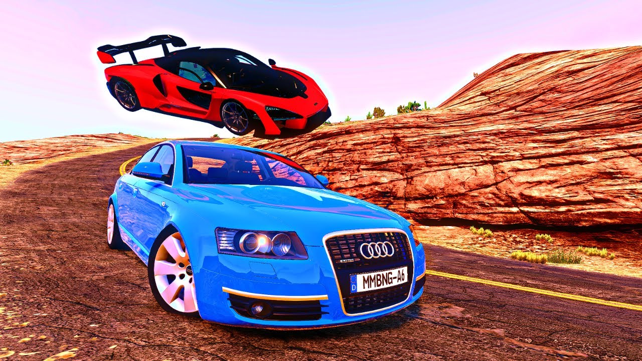 Satisfying Rollover Crashes #5 | Beamng Drive | Super Cars - YouTube