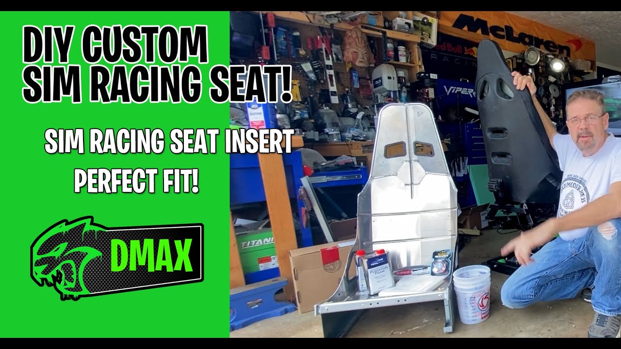 DIY SEAT INSERT FOR SIM RACING - YouTube