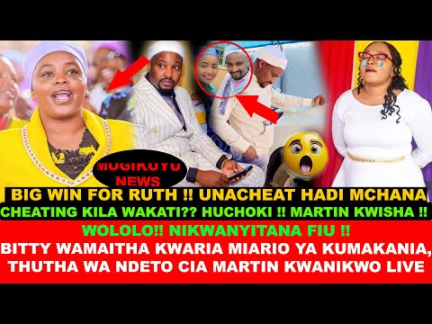 BITTY WAMAITHA KWARIA MIARIO YA KUMAKANIA,THUTHA WA NDETO CIA MARTIN KUMA NJA YA KIHIKO KWANIKWO .